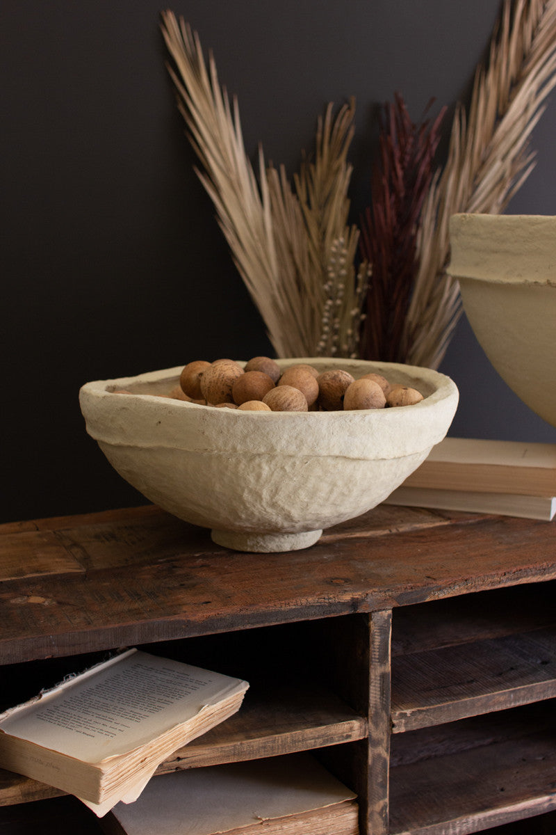 Paper Mache Bowl – The Rusty Flame Candle Co. & Home Mercantile